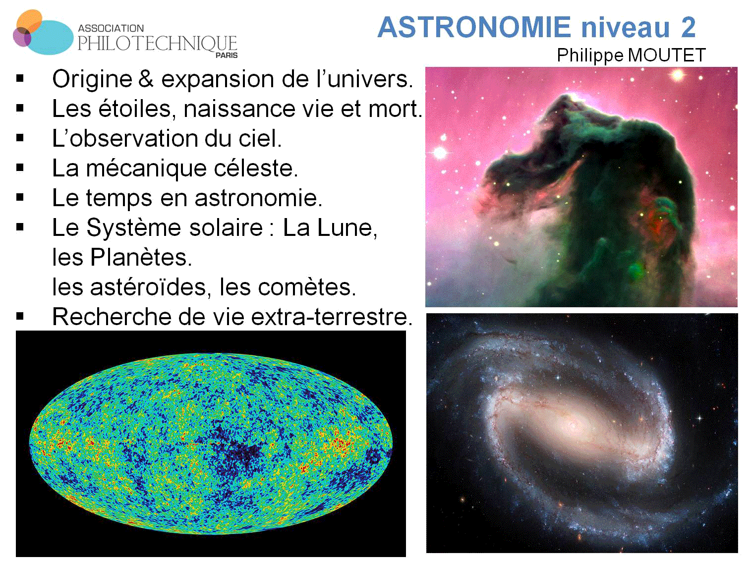 Cours d'Astronomie - Approfondir ses connaissances sur l'univers - Paris